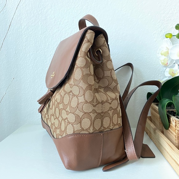 Coach | Bags | Coach Elle Backpack In Sig Jacquard F7333 | Poshmark